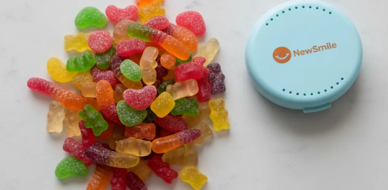 Hard-Shell Candies & Aligners: Sweets Caution – NewSmile™ USA